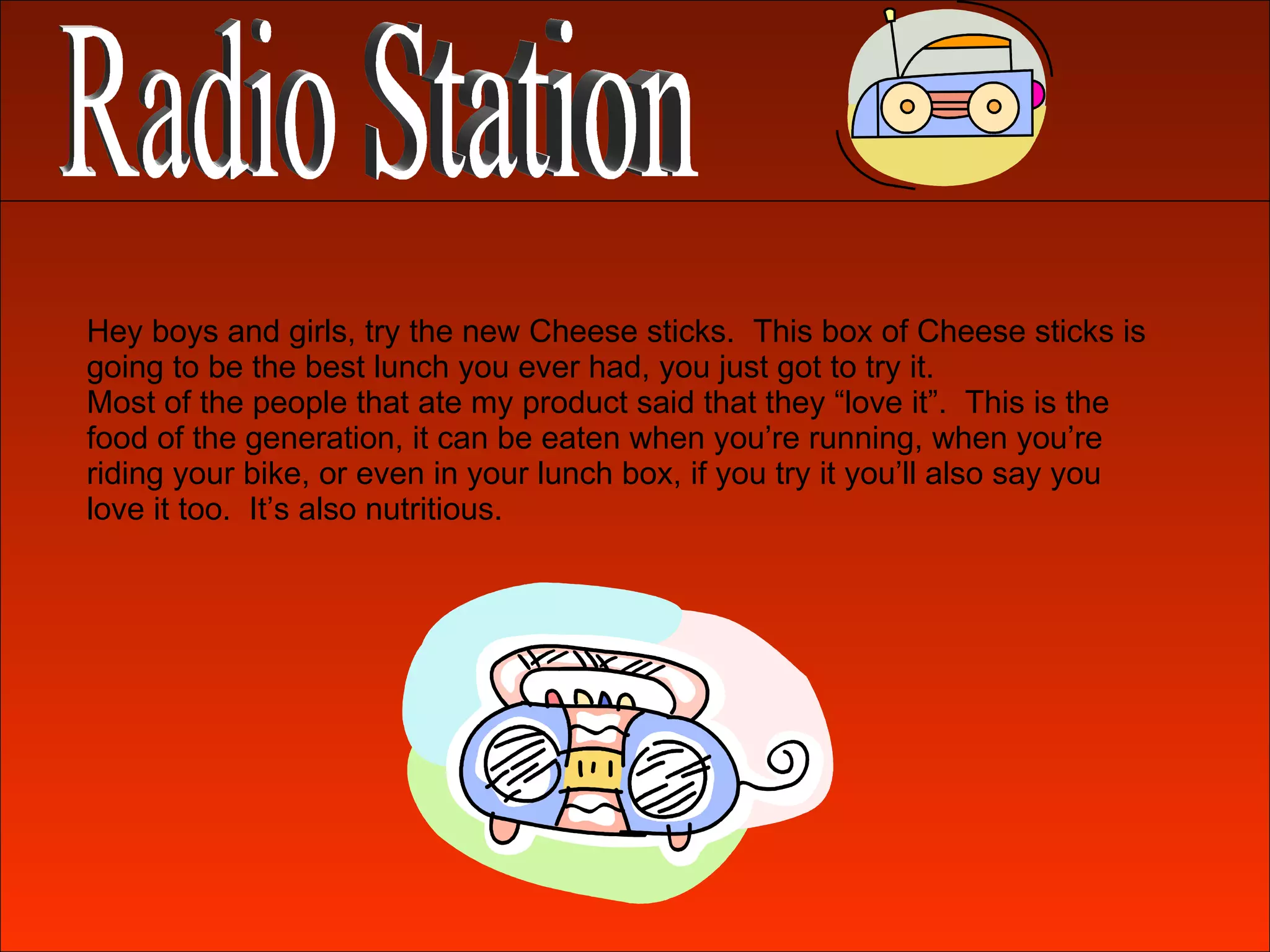 Tommy Cheese Sticks | PPT | Food & Drink