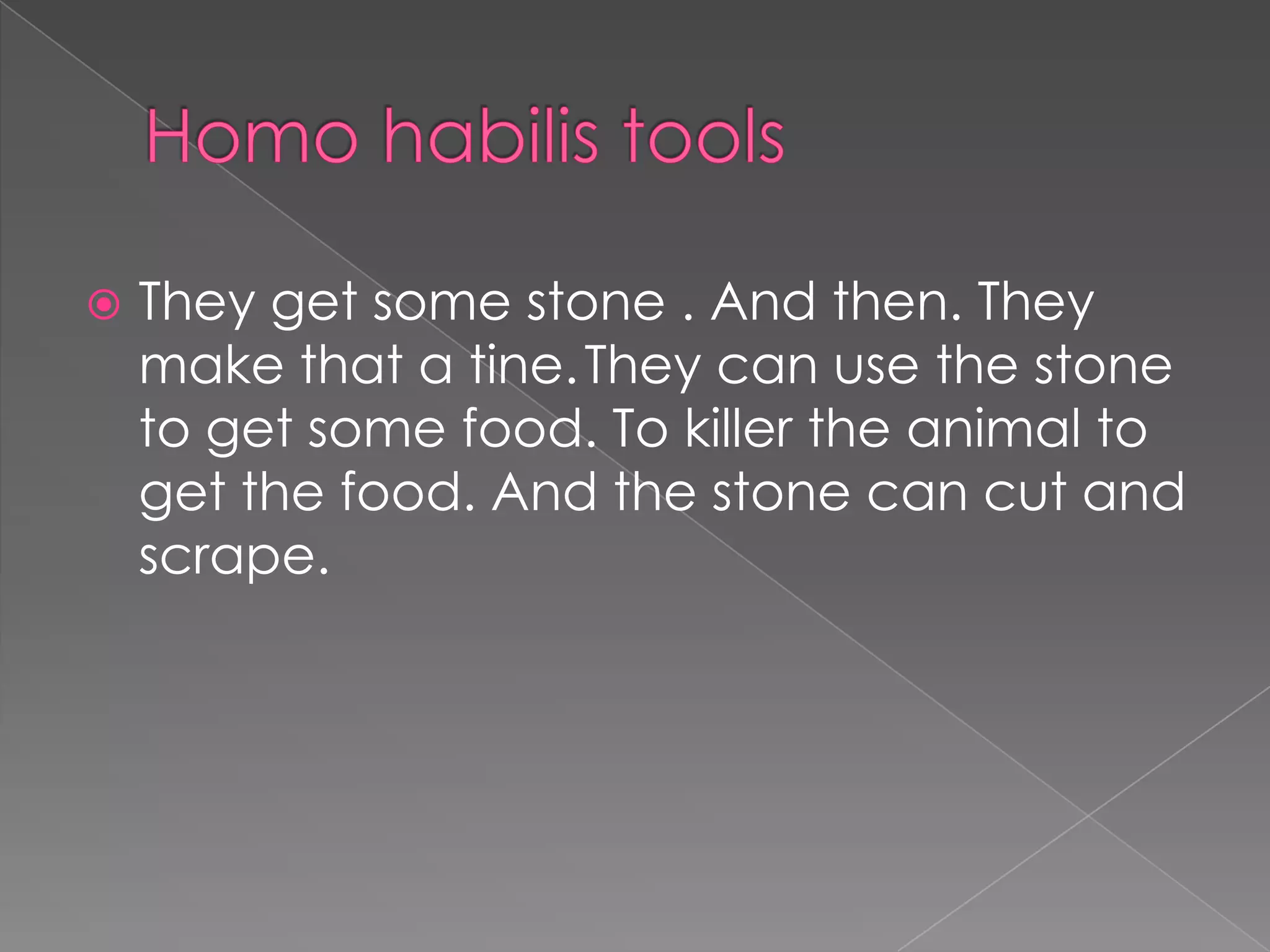 Tommy.x australopithecus afarensis tools | PPT