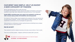 Tommy Hilfiger Brief - Tommy Hilfiger Adaptive - Wundermann Thompson | PDF