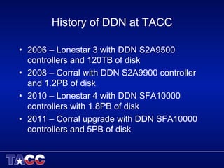 Corralling Big Data at TACC | PPTX | Operating Systems | Computer ...