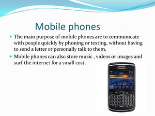 Tommy purpose of computer systems | PPTX