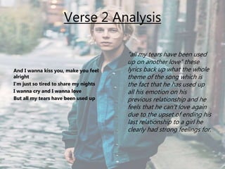 Tom odell's another love lyric analysis | PPTX