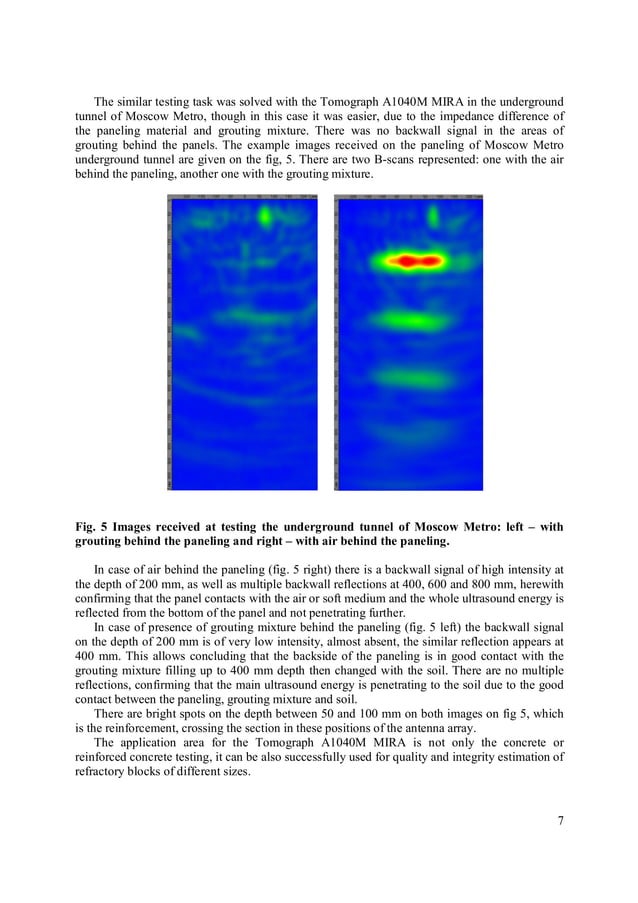 Shear Wave Tomography for Quality Control of Concrete | PDF