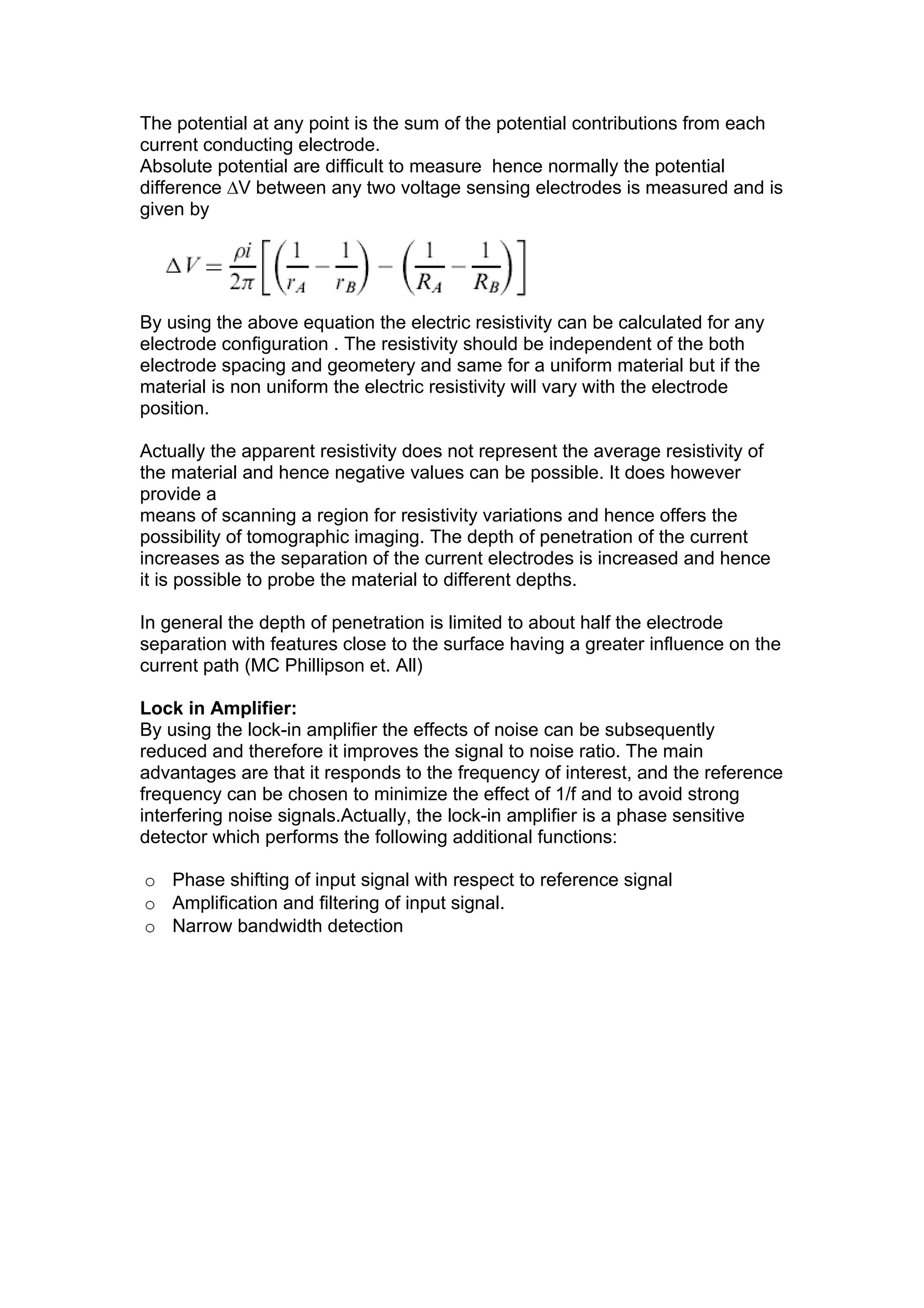 Tomography_Resistivity Measurement System using Four Point Probe | DOC