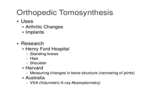 Tomosynthesis & Dexa Scan (BMD)- Its Application & Techniques | PPTX