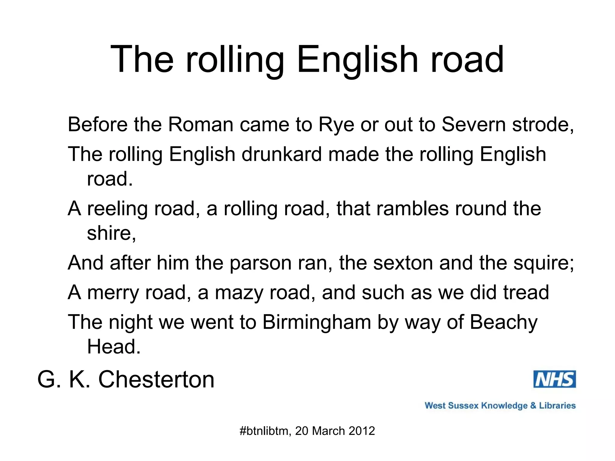 Tomroper libteachmeet 20 march | PPT