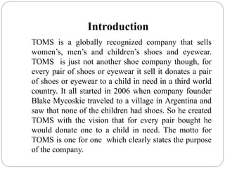 Toms case study | PPTX