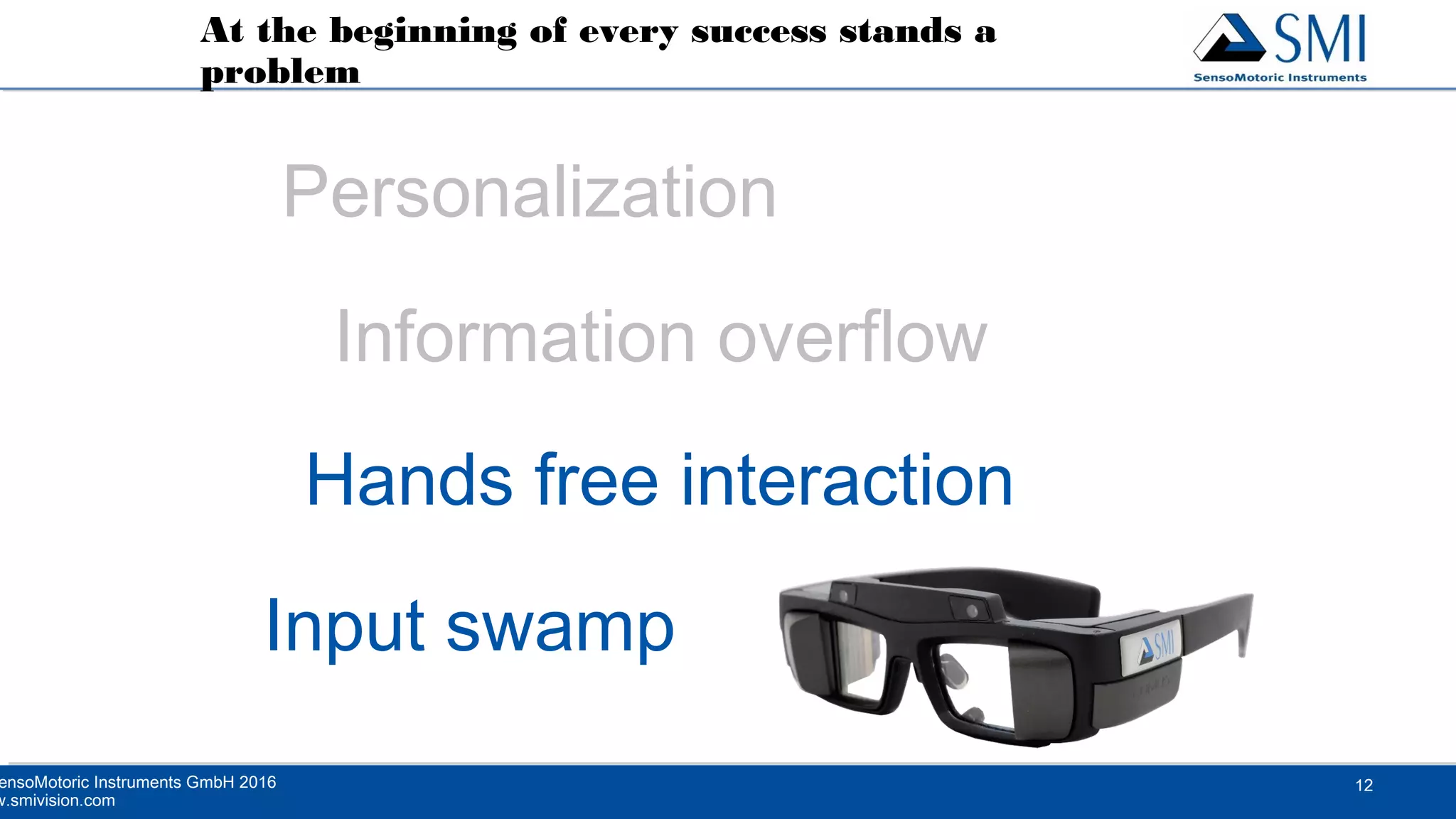 Tom Sengelaub (SMI) Eye Tracking Powered Hands-Free Interaction and ...