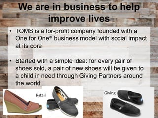 Next Step 2014 presentation by Anita Bhat from TOMS | PPT