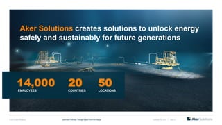AVEVA World Conference NA - Tom Singer, Aker Solutions | PDF