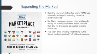 Toms company presentation, slide share | PPTX