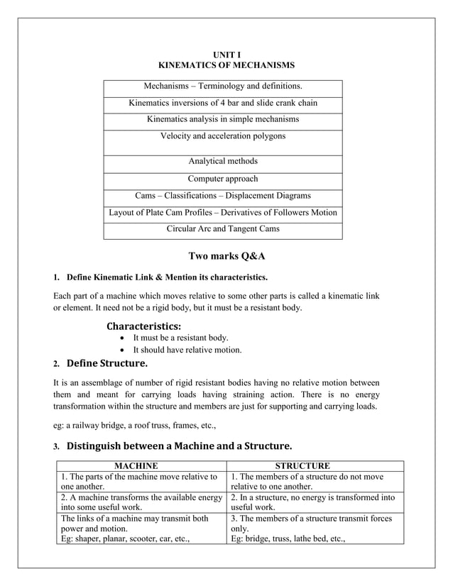 TOM Study materials -Unit 1-5 .pdf | Physics | Science