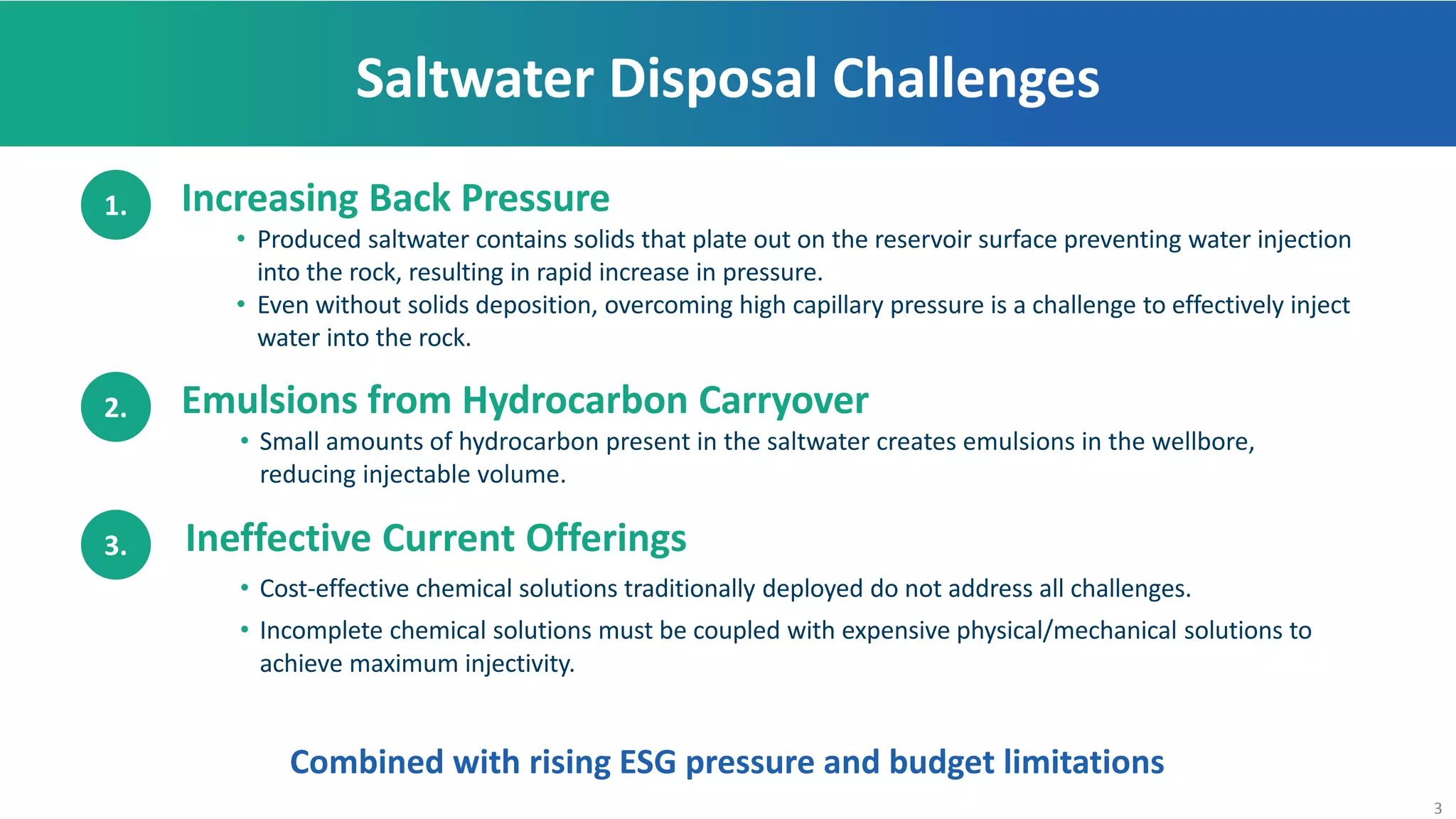 BIOSURFACTANT-BASED ADDITIVES FOR SALTWATER DISPOSAL MANAGEMENT | PPTX