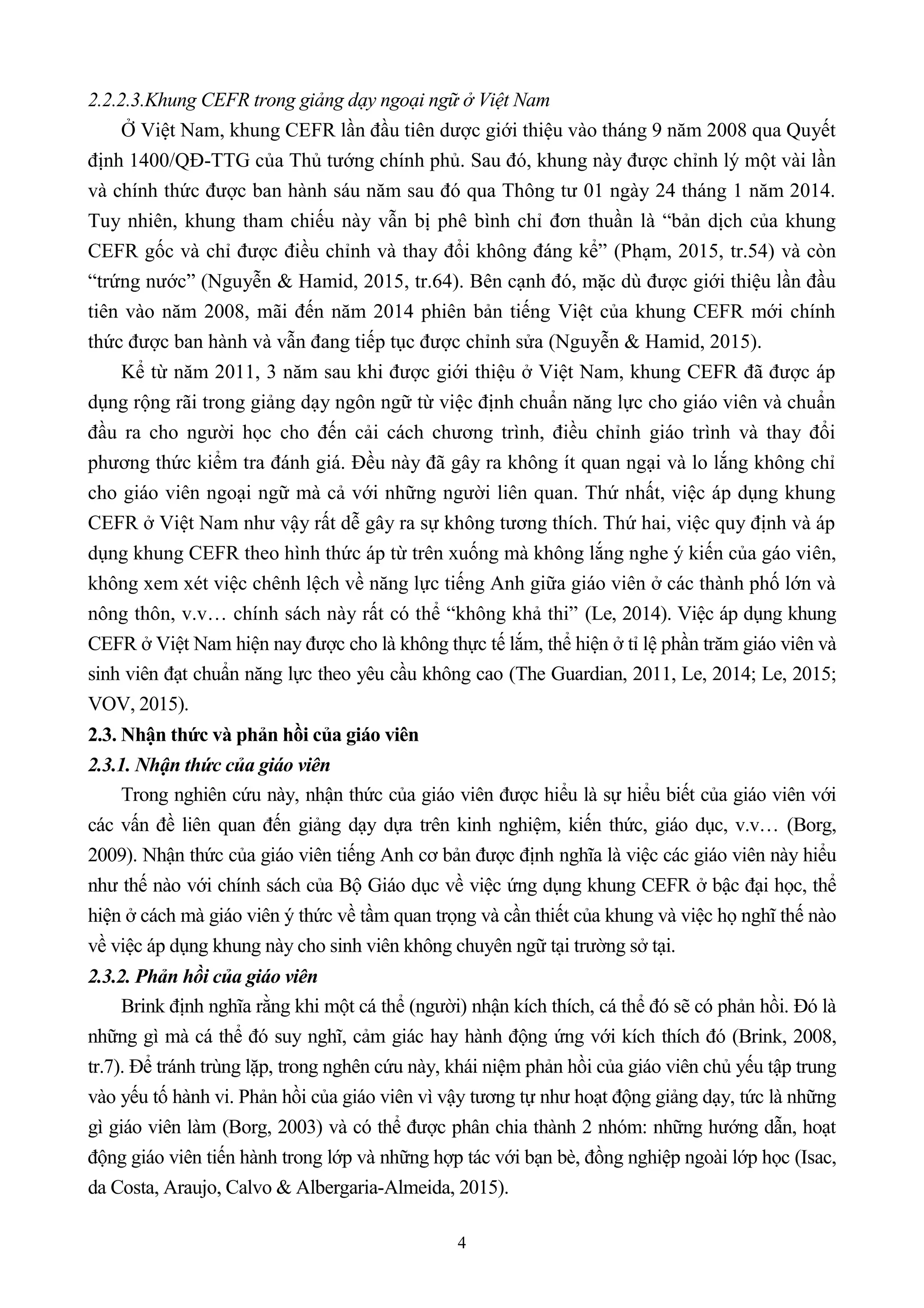 Ứng dụng khung tham chiếu châu âu về ngôn ngữ ở bậc ĐH, HAY | PDF