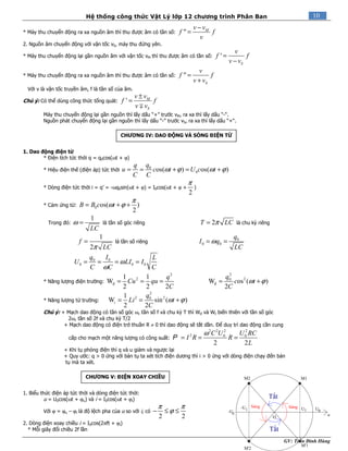 Cong thuc Vat Ly on thi DH | PDF