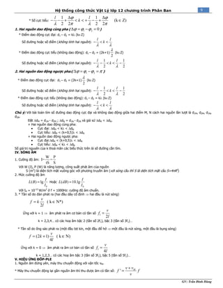 Cong thuc Vat Ly on thi DH | PDF
