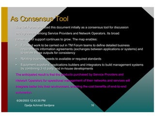 Seminar: Telecommunication Operation Map Presentation For Leader | PDF