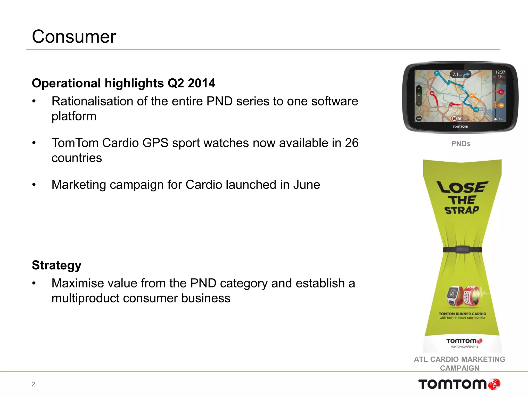 Tom tom 2014 q2 2014 results presentation | PDF