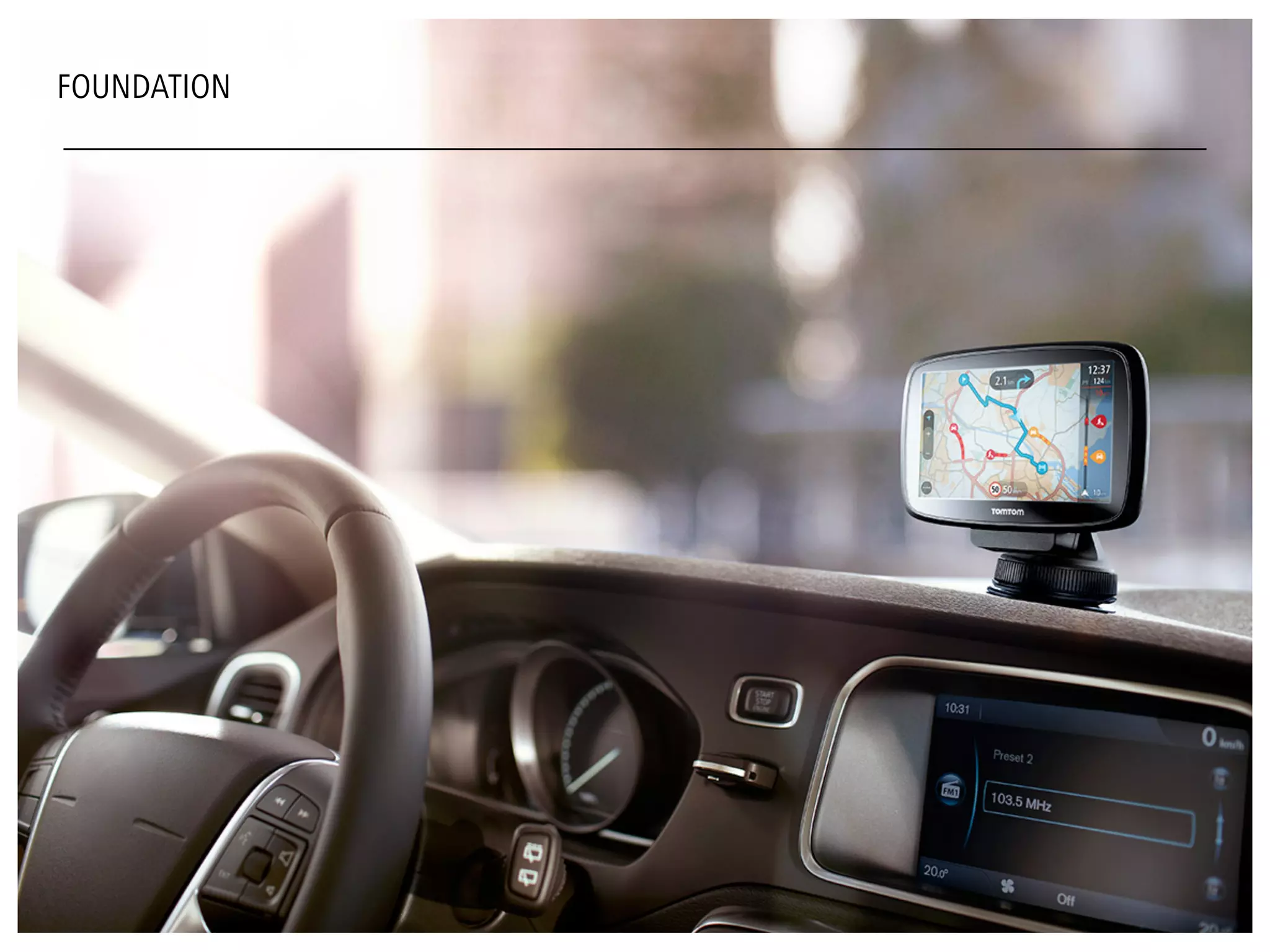 New visual identity of the TomTom user interface | PPT