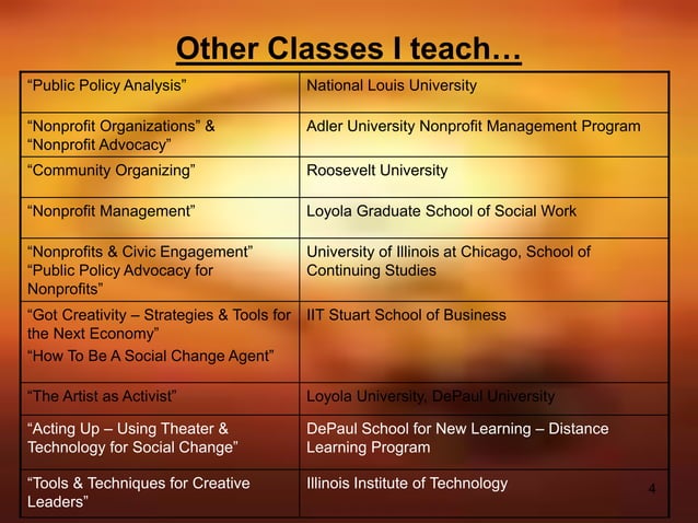 Tom Tresser "Civics 101" Introduction 7-24 | PPT
