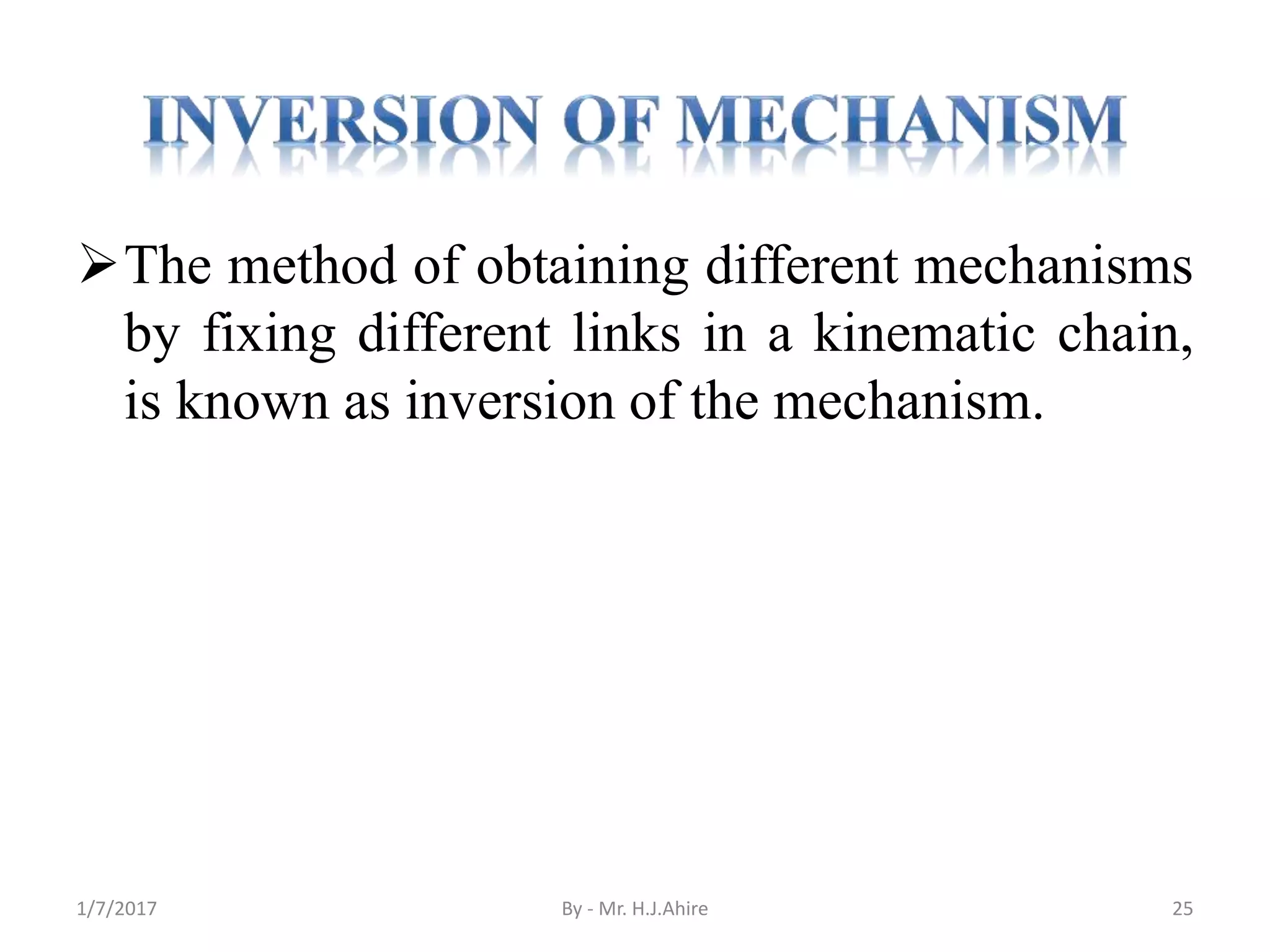 Theory of machine | PPTX