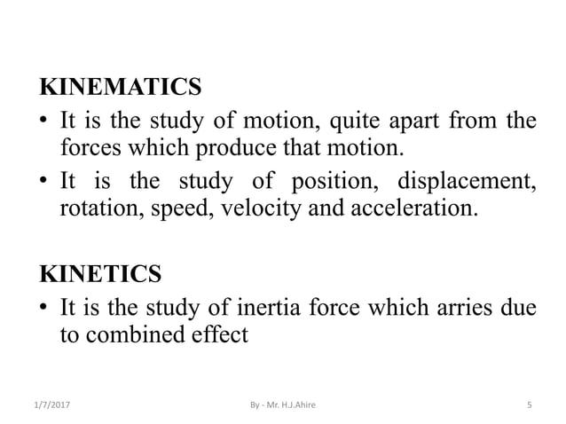 Theory of machine | PPTX | Physics | Science