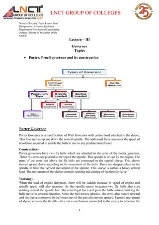 Porter Governor | PDF