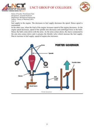 Porter Governor | PDF
