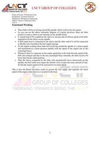 Porter Governor | PDF