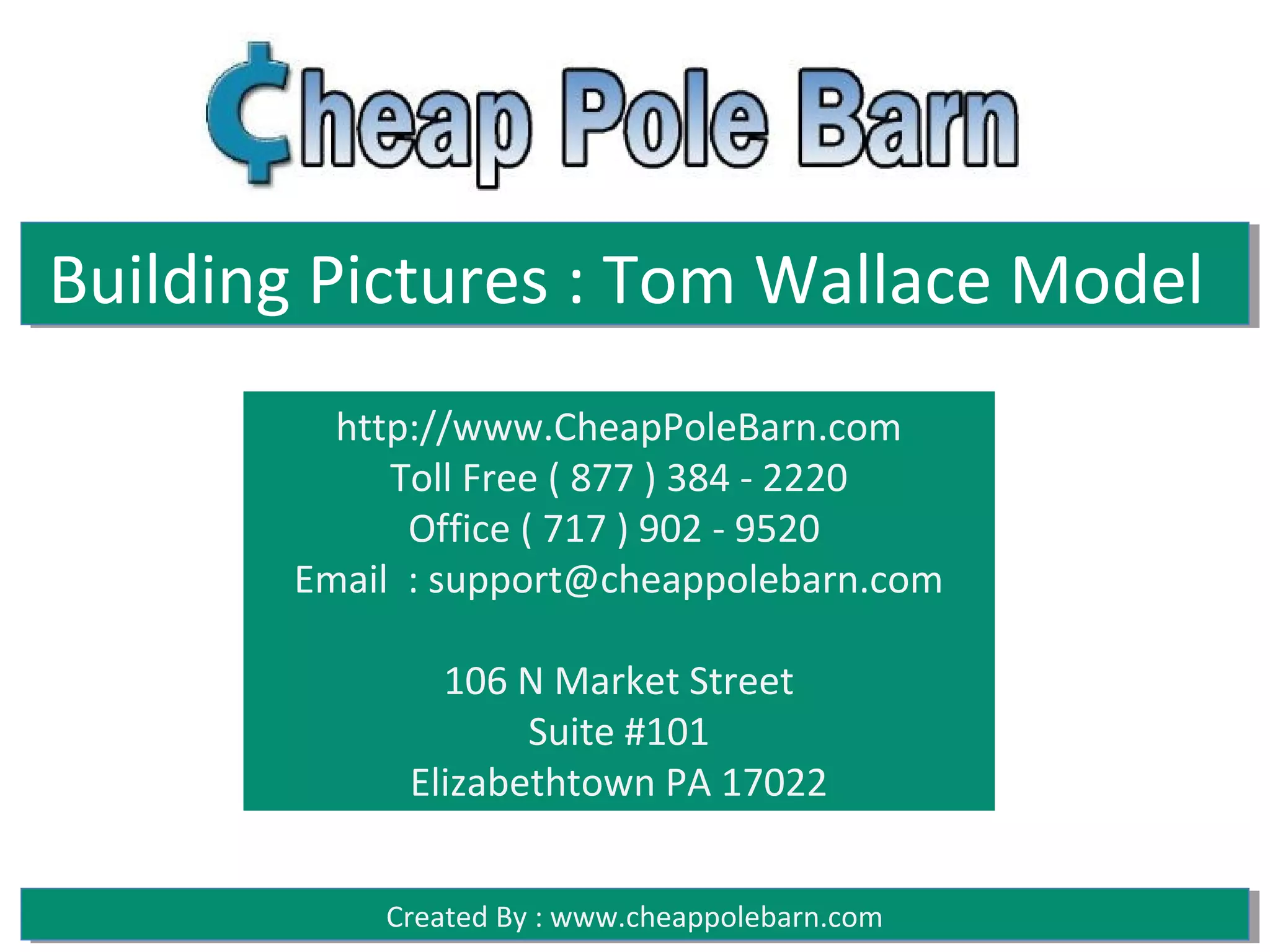 CheapPoleBarn Model : The Tom Wallace – Horse Barn & Garage Designs | PPS