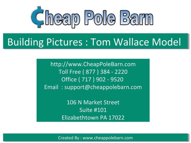 CheapPoleBarn Model : The Tom Wallace – Horse Barn & Garage Designs | PPS