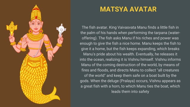 Dashavatars of lord vishnu in hindu mythology | PDF
