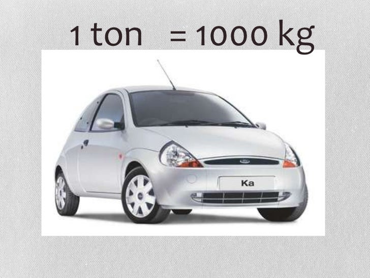 1 Ton 1000kg 1 Ton 1000kg