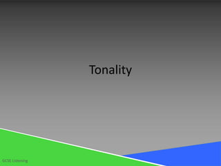 Tonality | PPTX