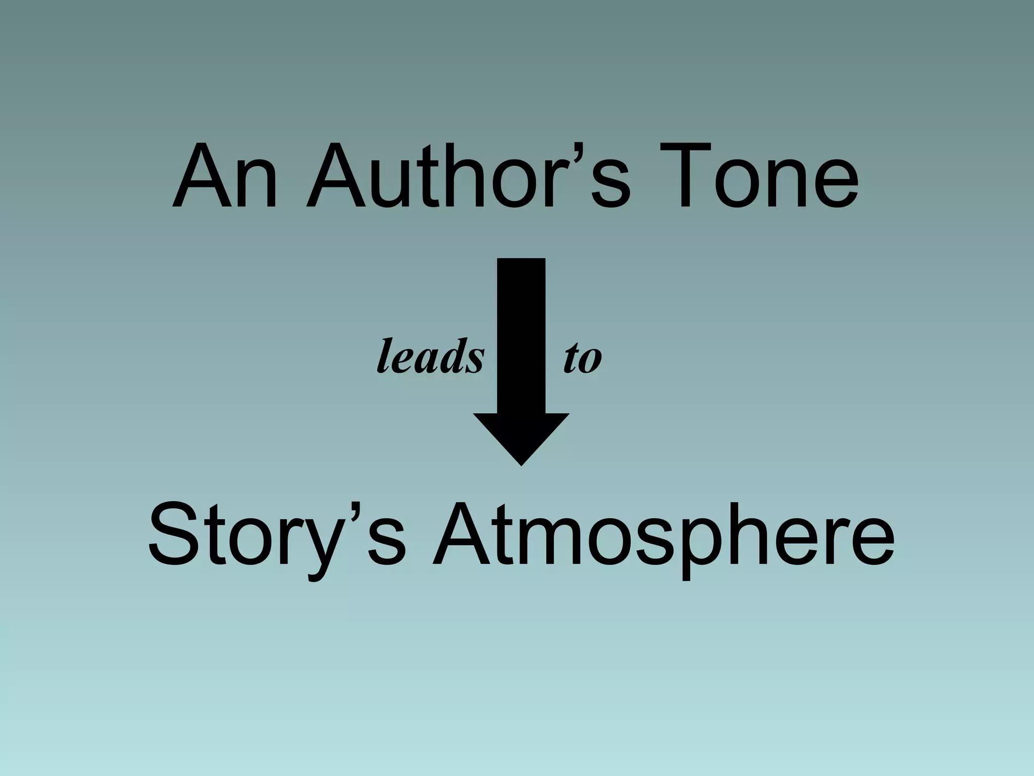 Tone in Literature | PPT
