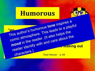 Tone in Literature | PPT