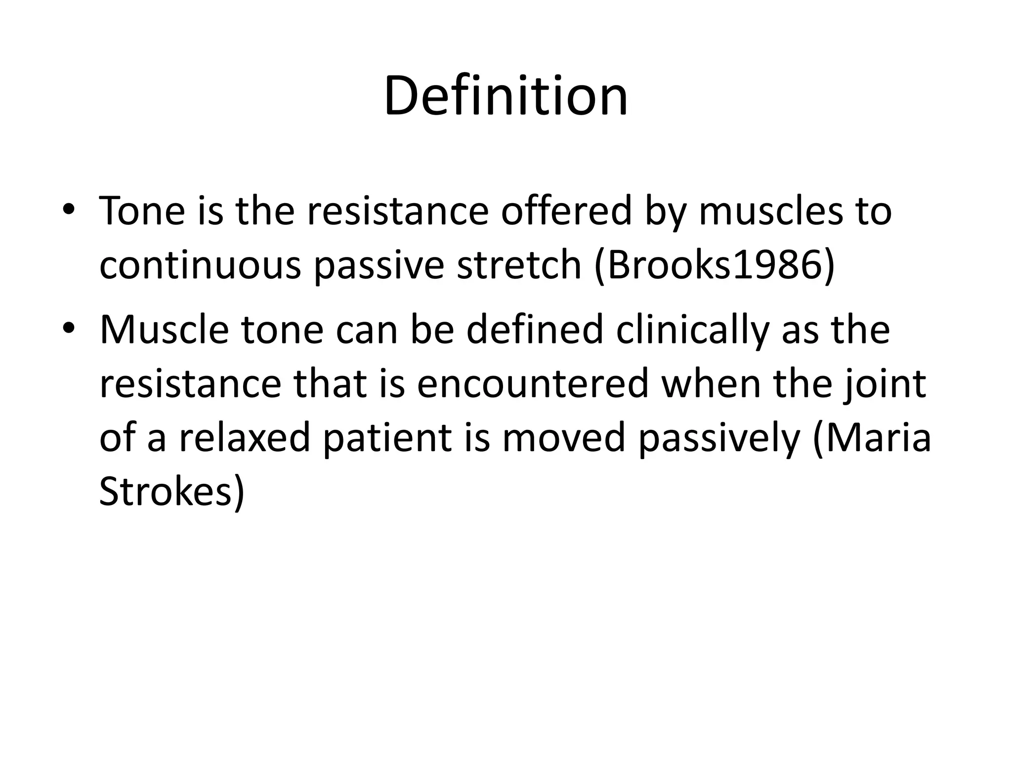 abnormal muscle tone | PPTX