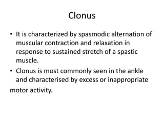 abnormal muscle tone | PPTX