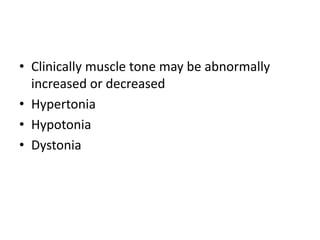 abnormal muscle tone | PPT