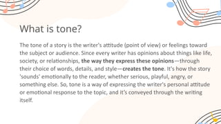 Tone: literary device in literature.pptx