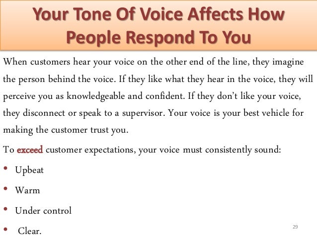 All the truth about your tone