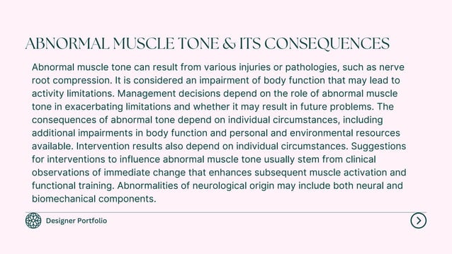 Tone Abnormalities in assessing physical therapy | PPT
