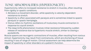 Tone Abnormalities in assessing physical therapy | PDF