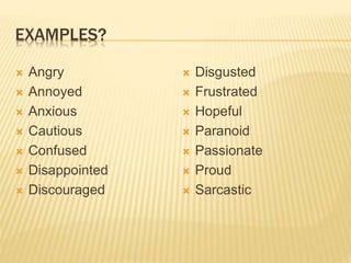 Mood Examples