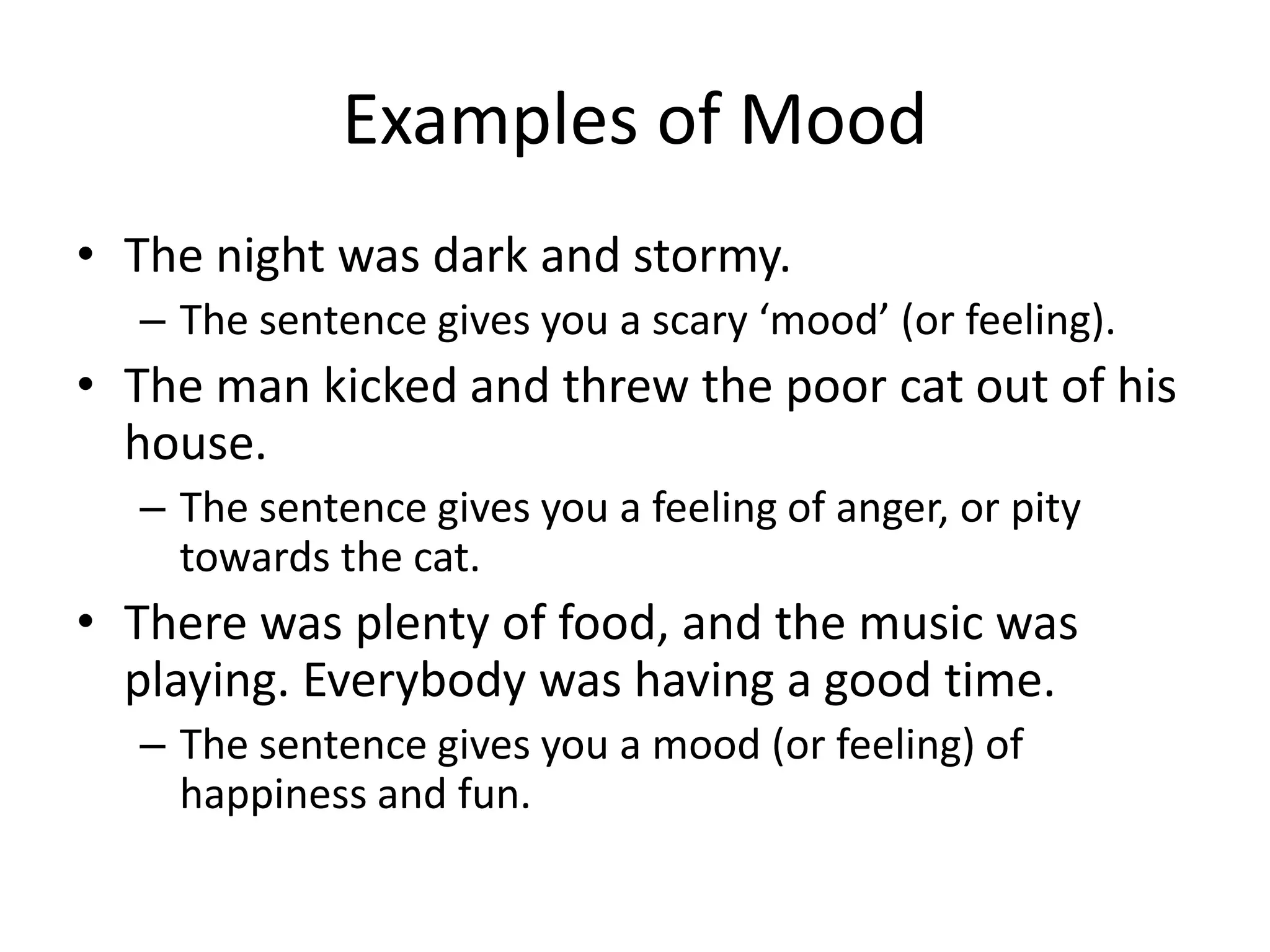 Tone and mood ppt | PPTX