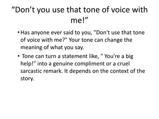 Tone and mood ppt | PPTX