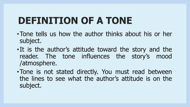 Tone, mood, author's purpose.pptx | Fiction | Books and Literature