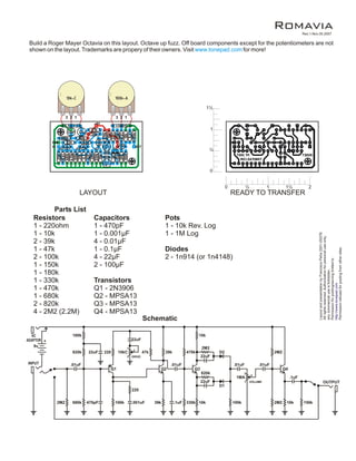 Tonepad octaviarm | PDF