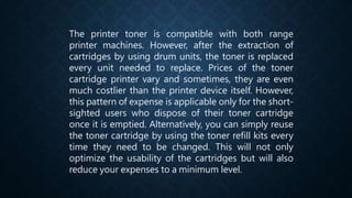 Toner Cartridge Printer | PPTX