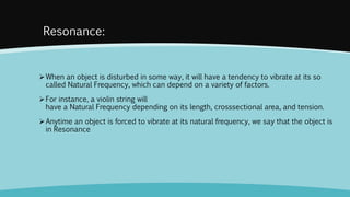 Tone resonance and beats | PPTX